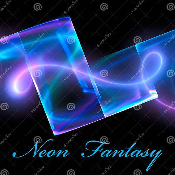 Neon Fantasy stock illustration. Illustration of bright - 22722803