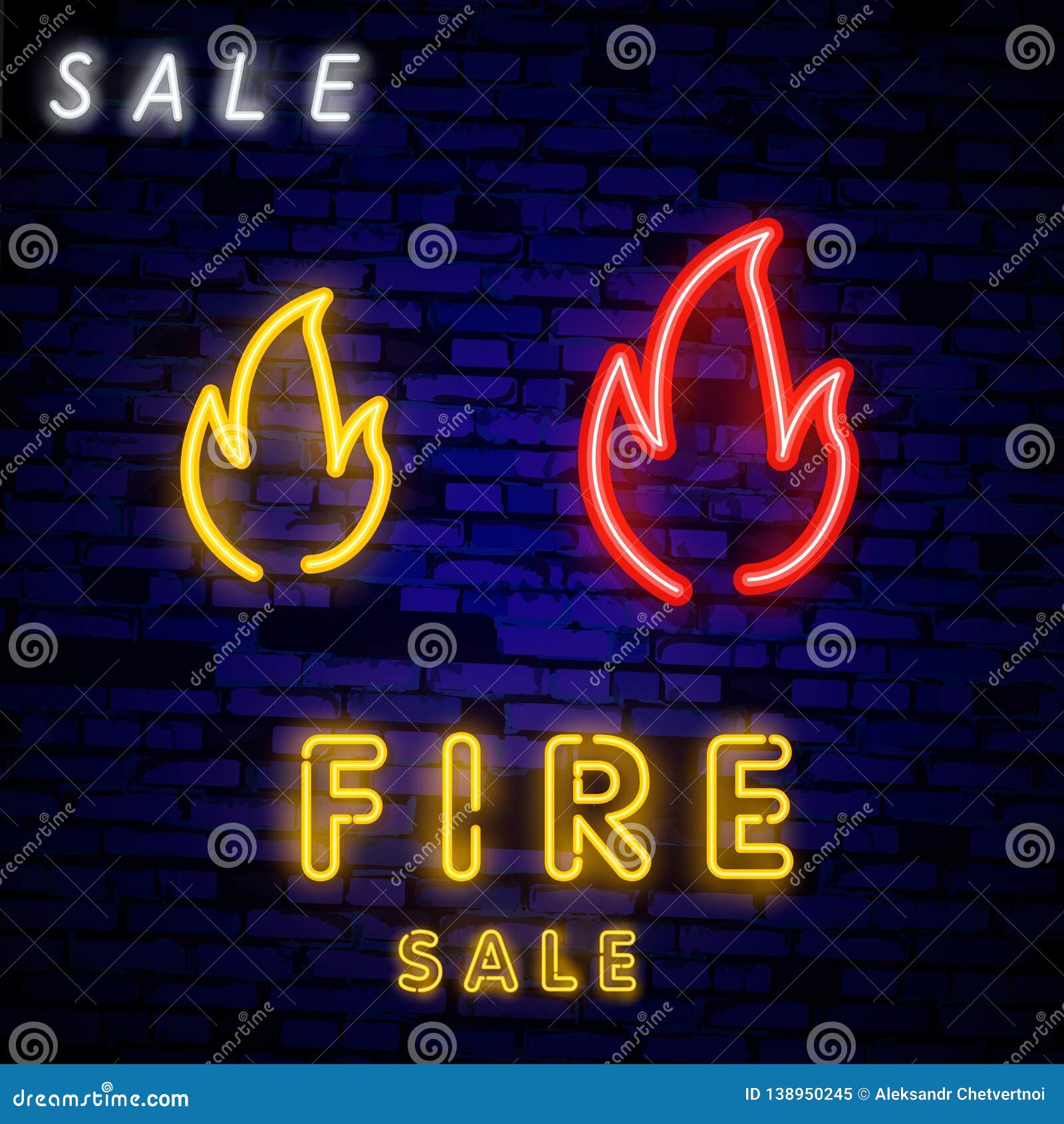 Neon Fire Icon. Elements of Eco in Neon Style Icons. Simple Neon Flame ...