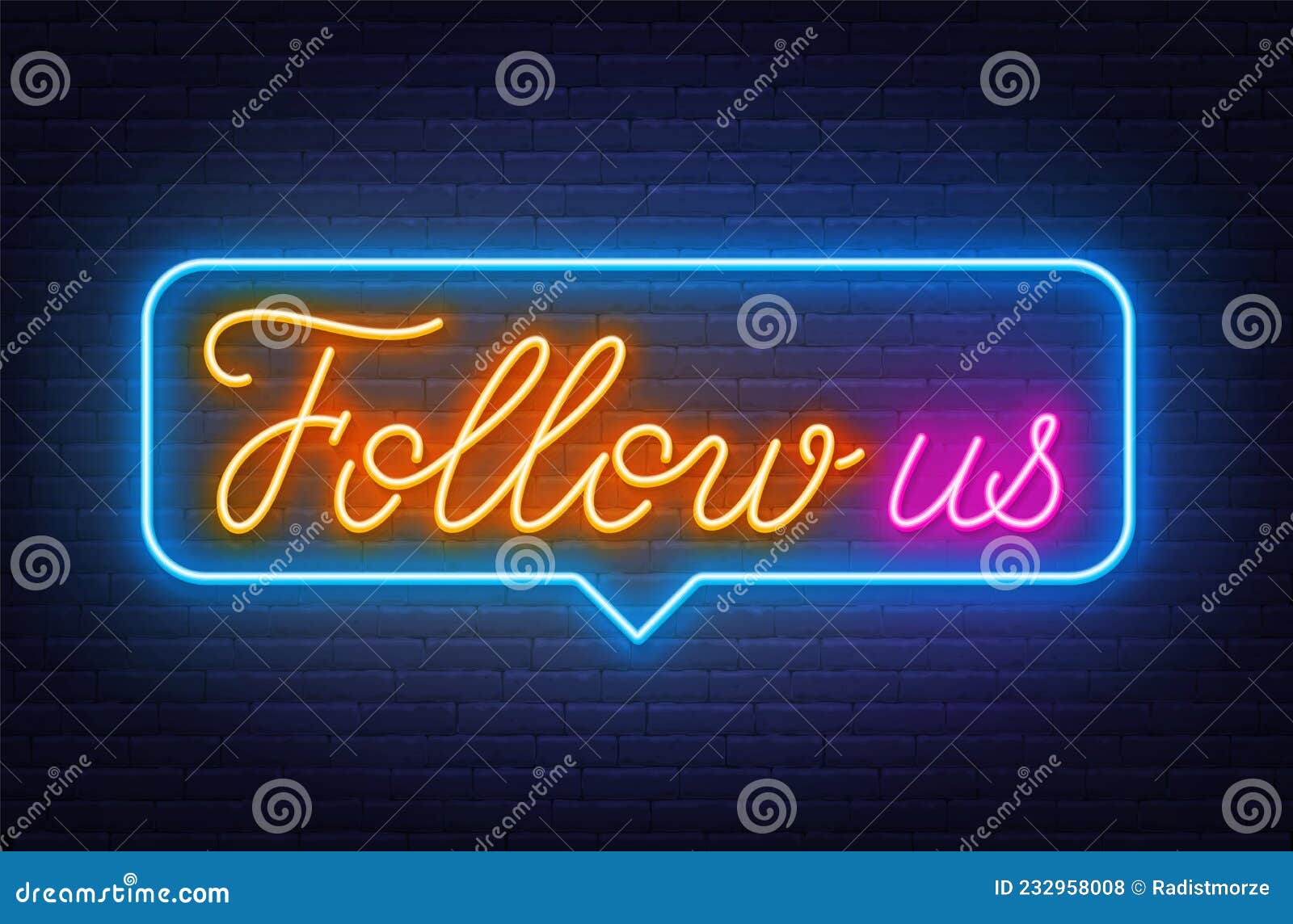 Neon Contact Us Social Media Stock Illustrations – 18 Neon Contact Us ...