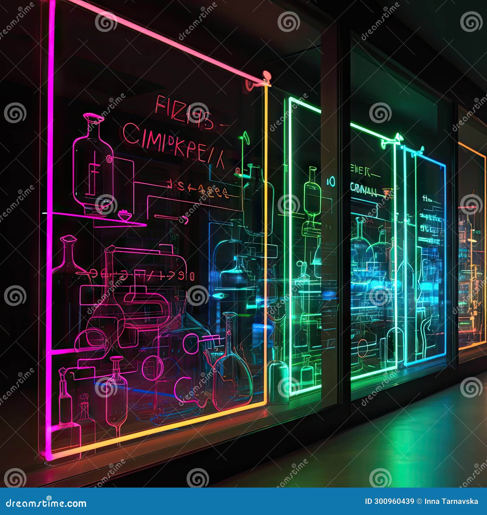 Neon Formulas, Calculations, Math Marks, Block Diagram, Flowchart ... Neon Formulas, Calculations, Math Marks, Block Diagram, Flowchart ...