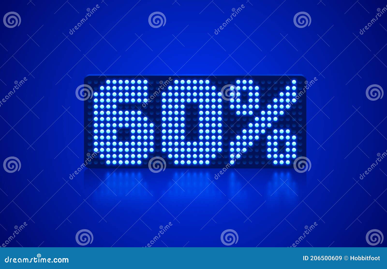 Neon Frame 60 Off Text Banner. Night Sign Board Stock Illustration ...