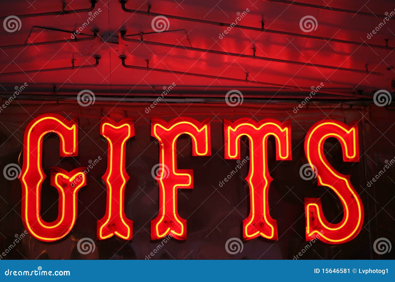 Neon gifts Sign editorial photo. Image of gifts, neon - 15646581