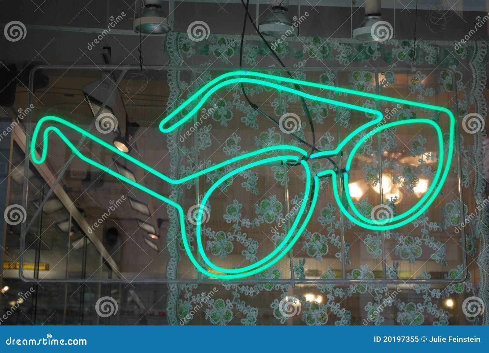 Neon Glasses stock image. Image of spectacles, test, frame - 20197355