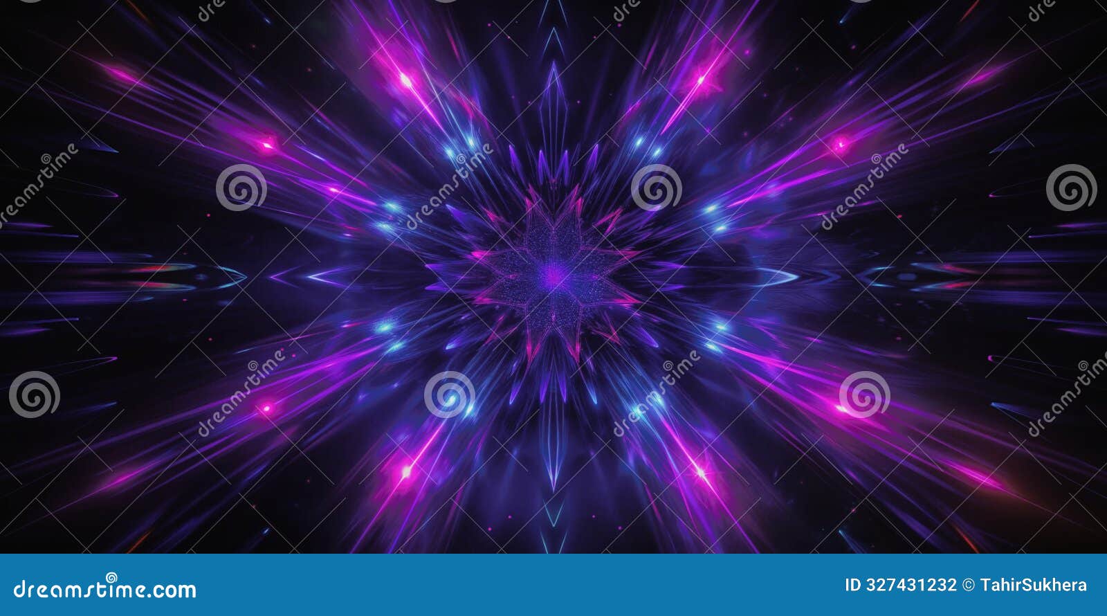 Neon Glow Abstract High-res Background Design Stock Illustration ...