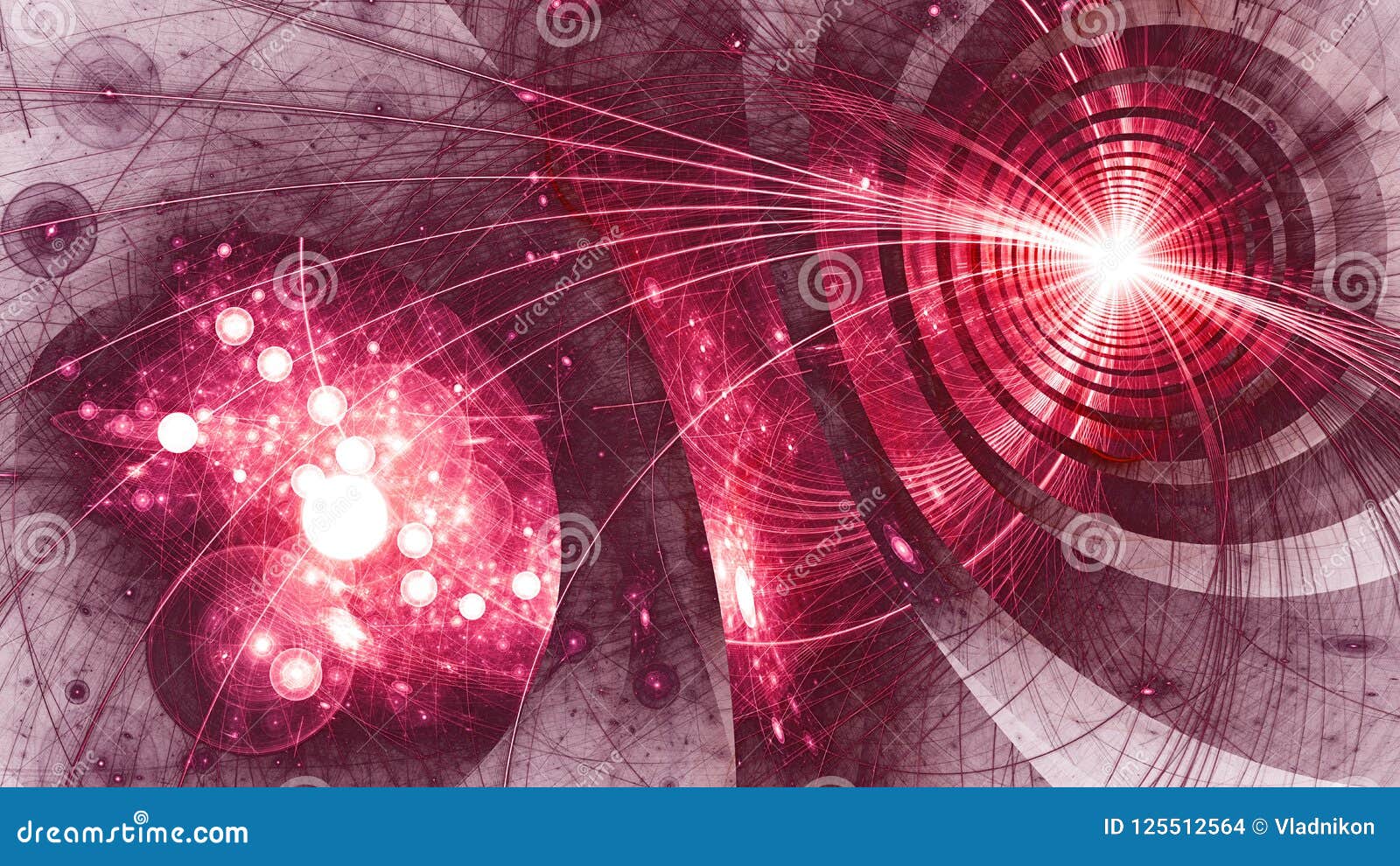 Neon glow. Complex pattern stock illustration. Illustration of nebula ...