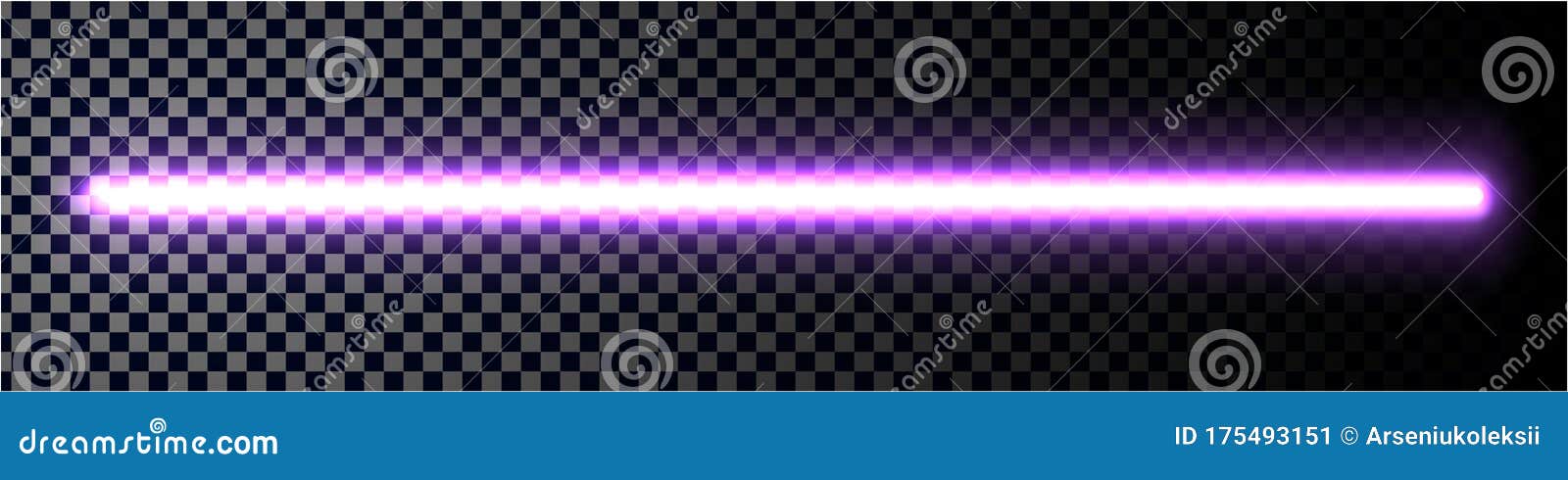 Neon glow stick stock vector. Illustration of techno - 175493151