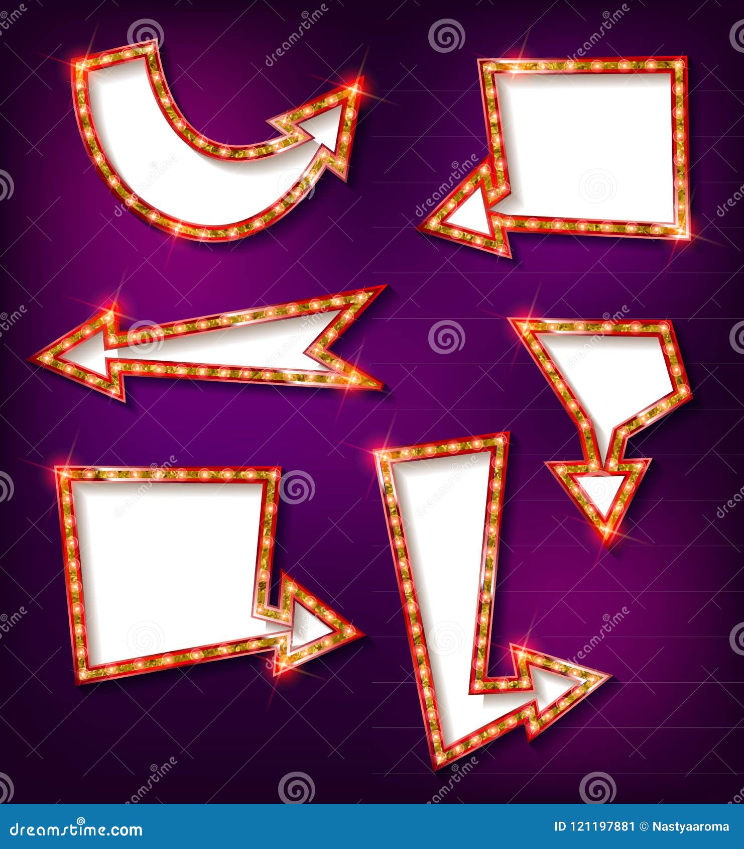 Neon Glowing Arrow Pointer Set Stock Vector - Illustration of colorful ... Neon Glowing Arrow Pointer Set Stock Vector - Illustration of colorful ...