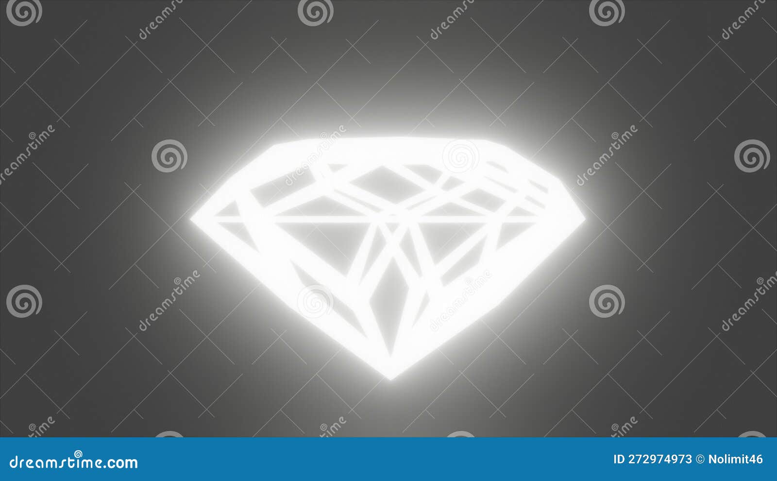 Glowing Diamond Neon Lights. Abstract, Colorful Jewels Sparkling ...