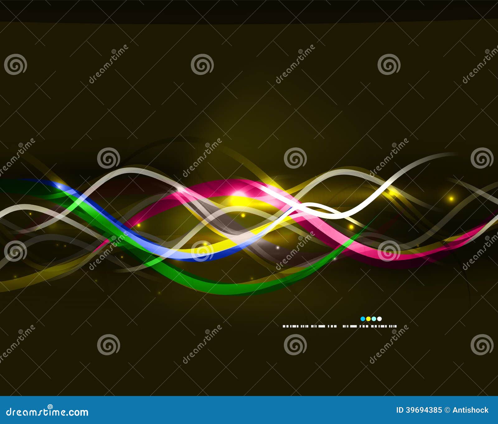 Neon Glowing Lines Abstract Background Stock Vector - Illustration of ...