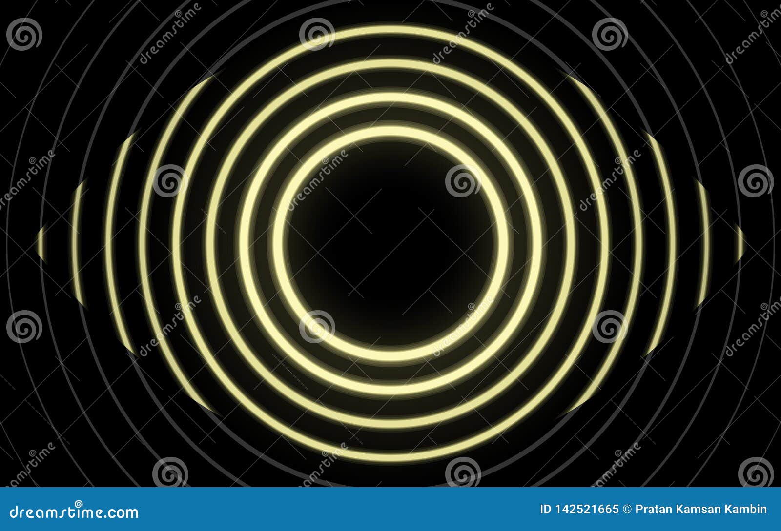 Neon Glowing Lines, Magic Energy Space Light Concept Stock Vector ...