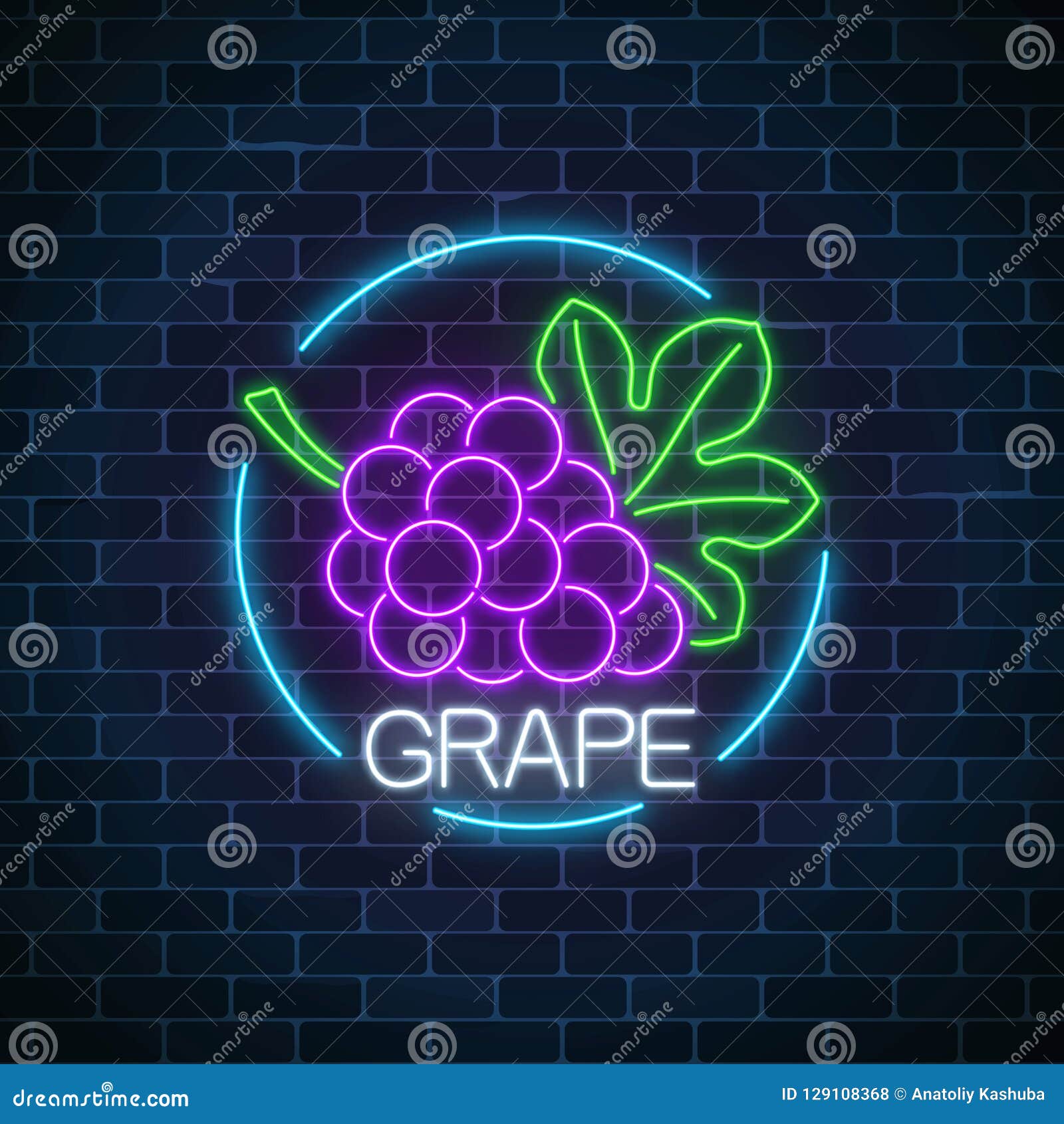 With Sign Grape Juice Bottled With In Cartoon Vector Illustration ...