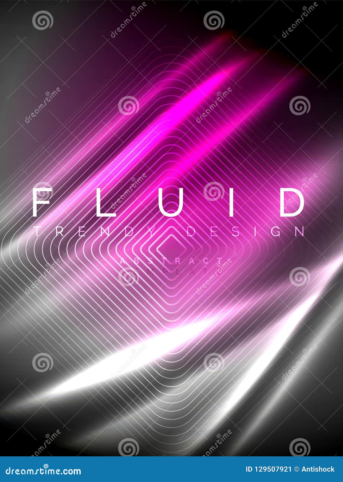 Neon Glowing Wave Magic Energy And Light Motion Background Vector
