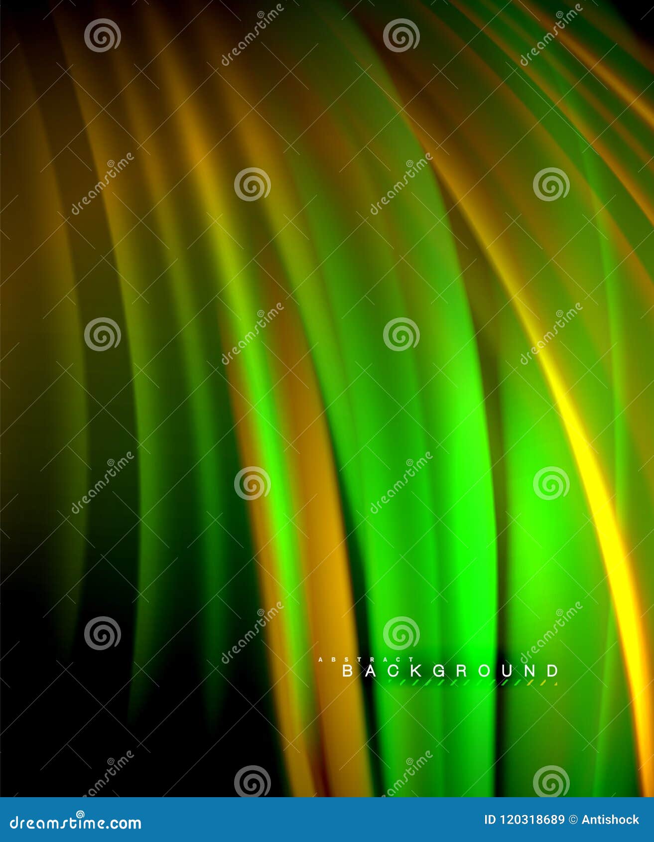 Neon Glowing Wave Magic Energy And Light Motion Background Vector