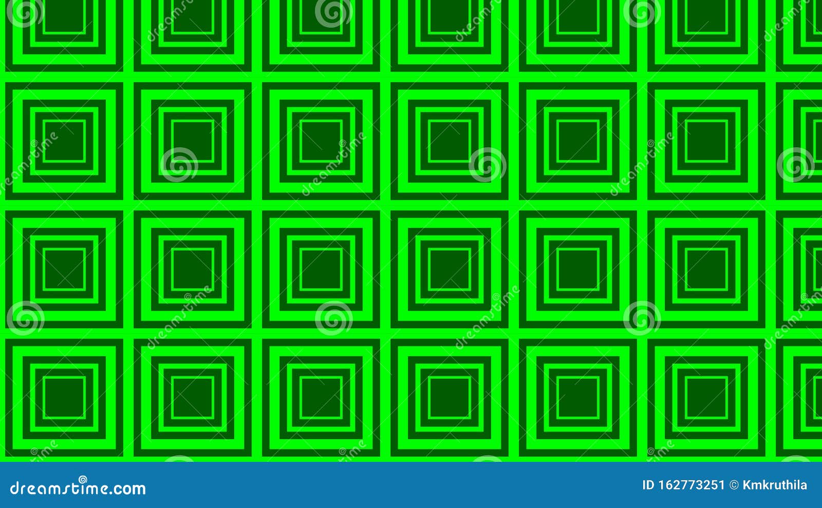 Neon Green Concentric Squares Pattern Vector Stock Vector ...