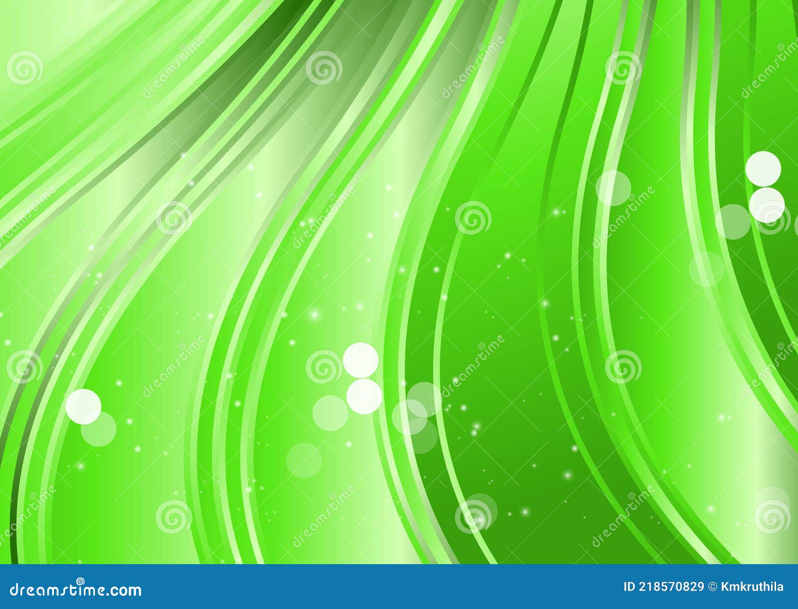 Neon Green Gradient Wavy Background Vector Art Stock Vector ...