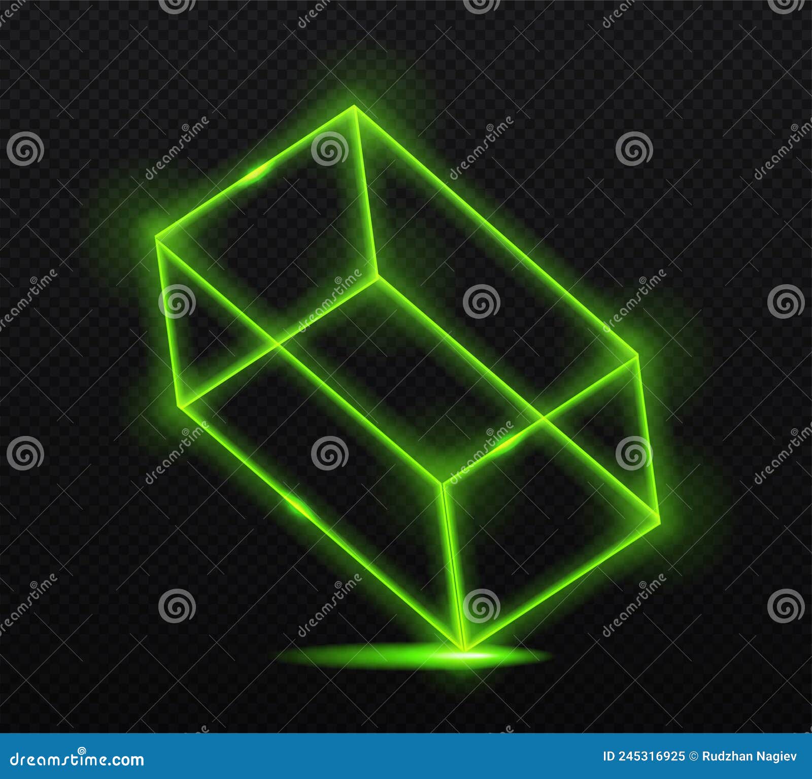 Parallelepiped Shape. Vector Geometry Figure | CartoonDealer.com #126374712