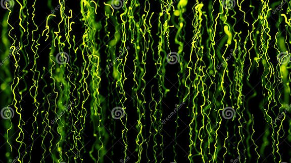 Neon Green Strings Illustration Stock Illustration - Illustration of ...