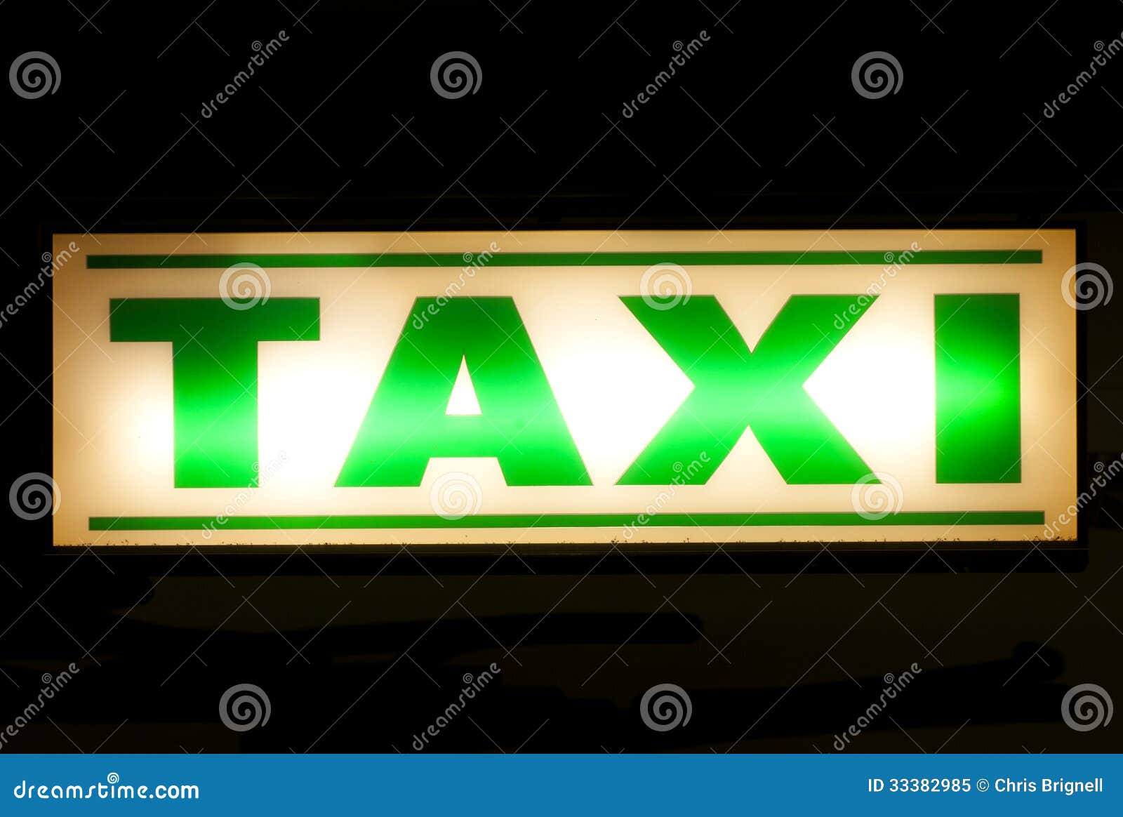 Neon green taxi sign stock image. Image of neon, service - 33382985
