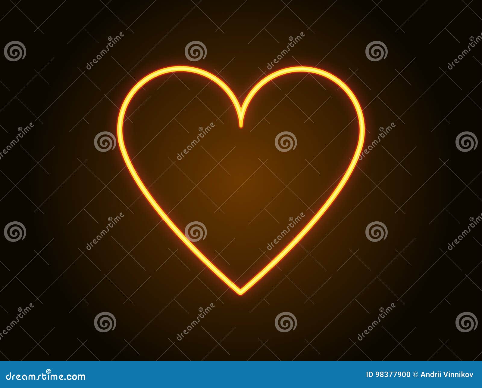Neon Heart Royalty-Free Stock Photography | CartoonDealer.com #14428715