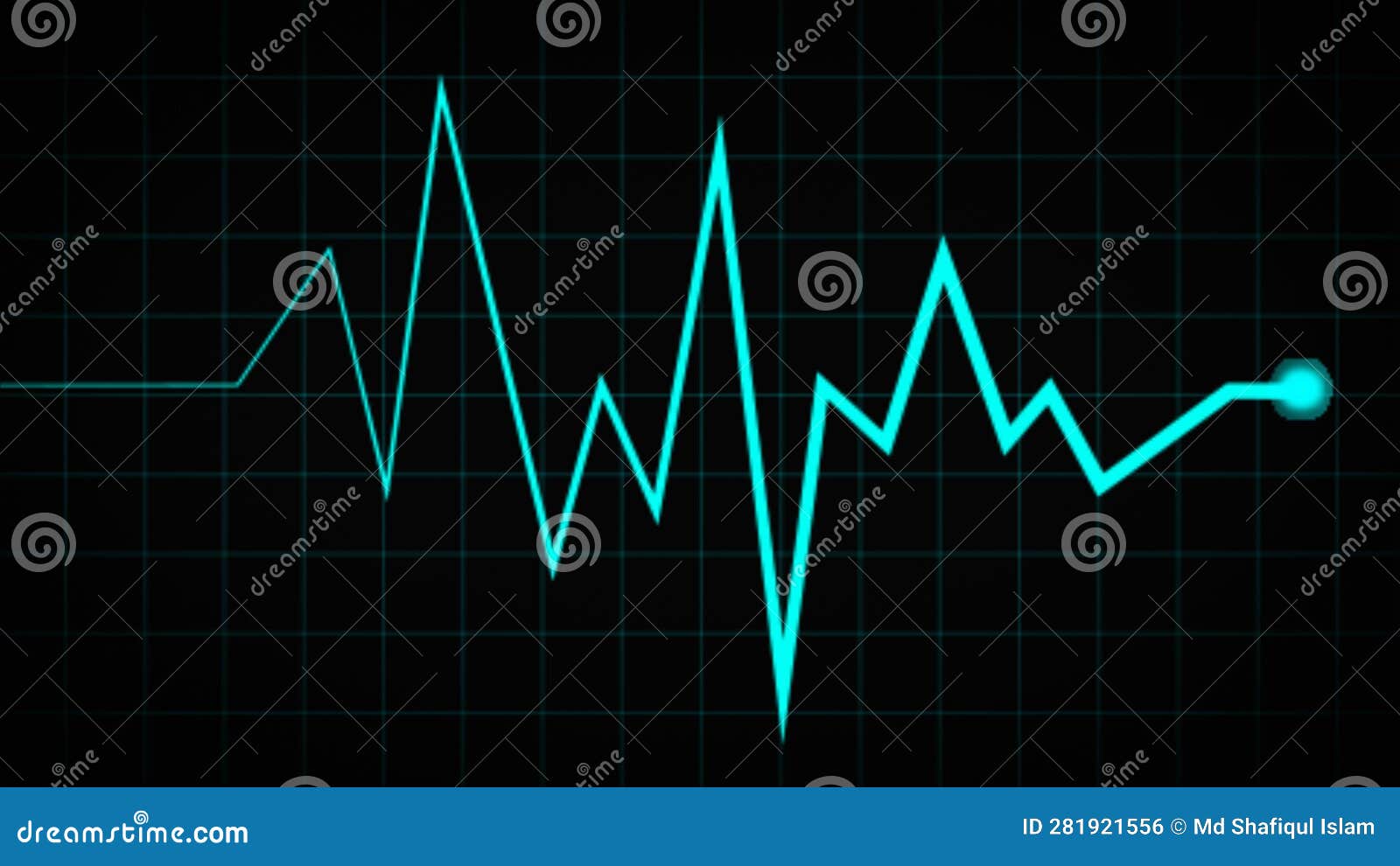 Neon Heartbeat Artwork with Pink Pulse. an Illustration of Human ...