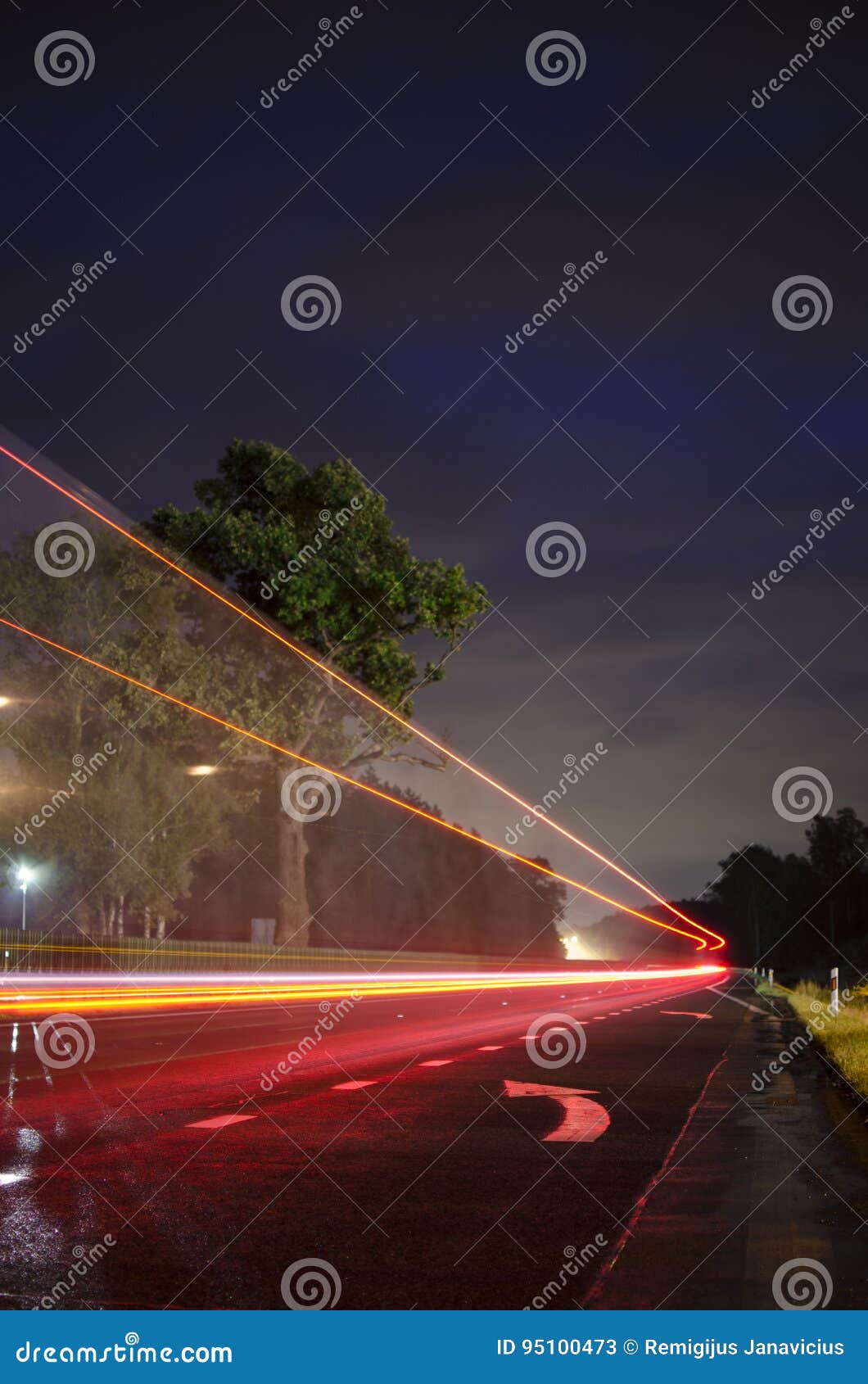 Neon Highway stock image. Image of yellow, marking, truck - 95100473