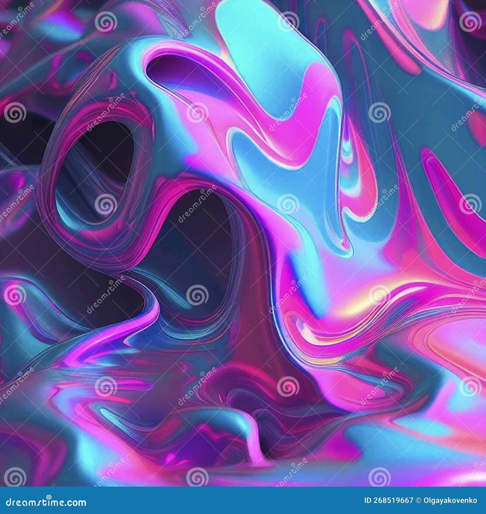Neon Holographic Background Cartoon Vector | CartoonDealer.com #215288339