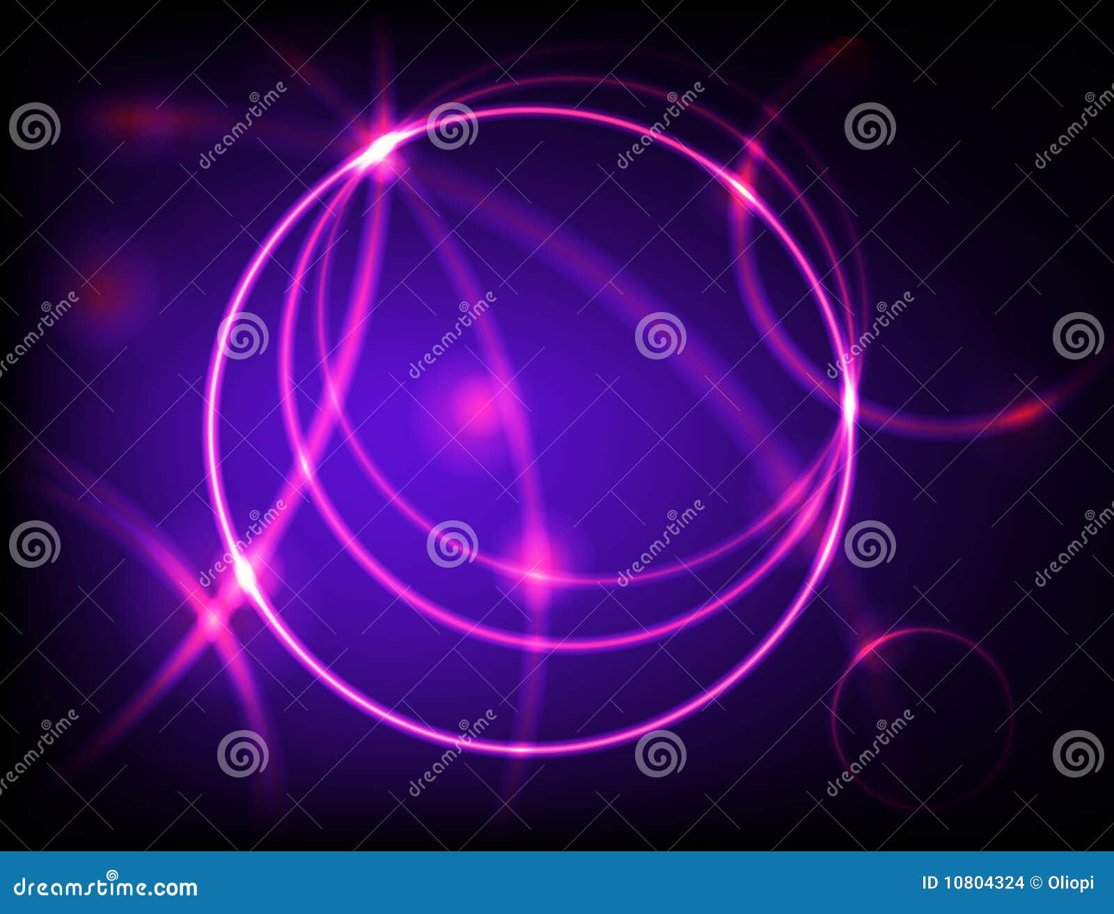 Neon Hoops stock illustration. Illustration of party - 10804324