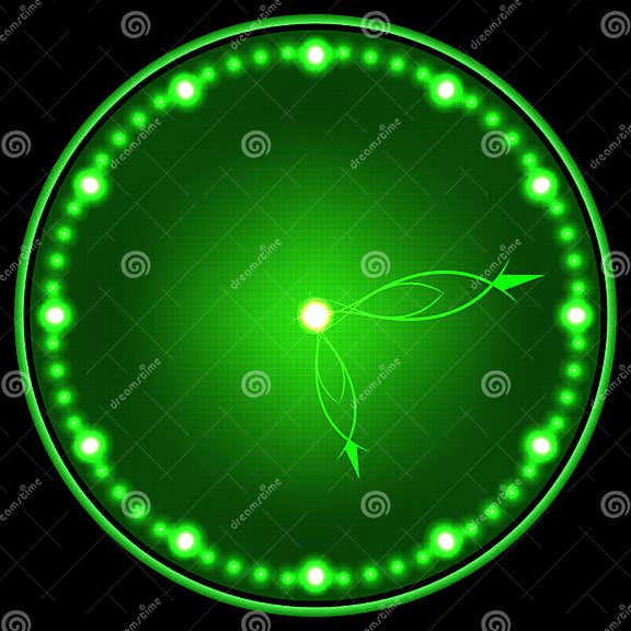 Neon hours stock vector. Illustration of hour, cool, graphic - 37706533