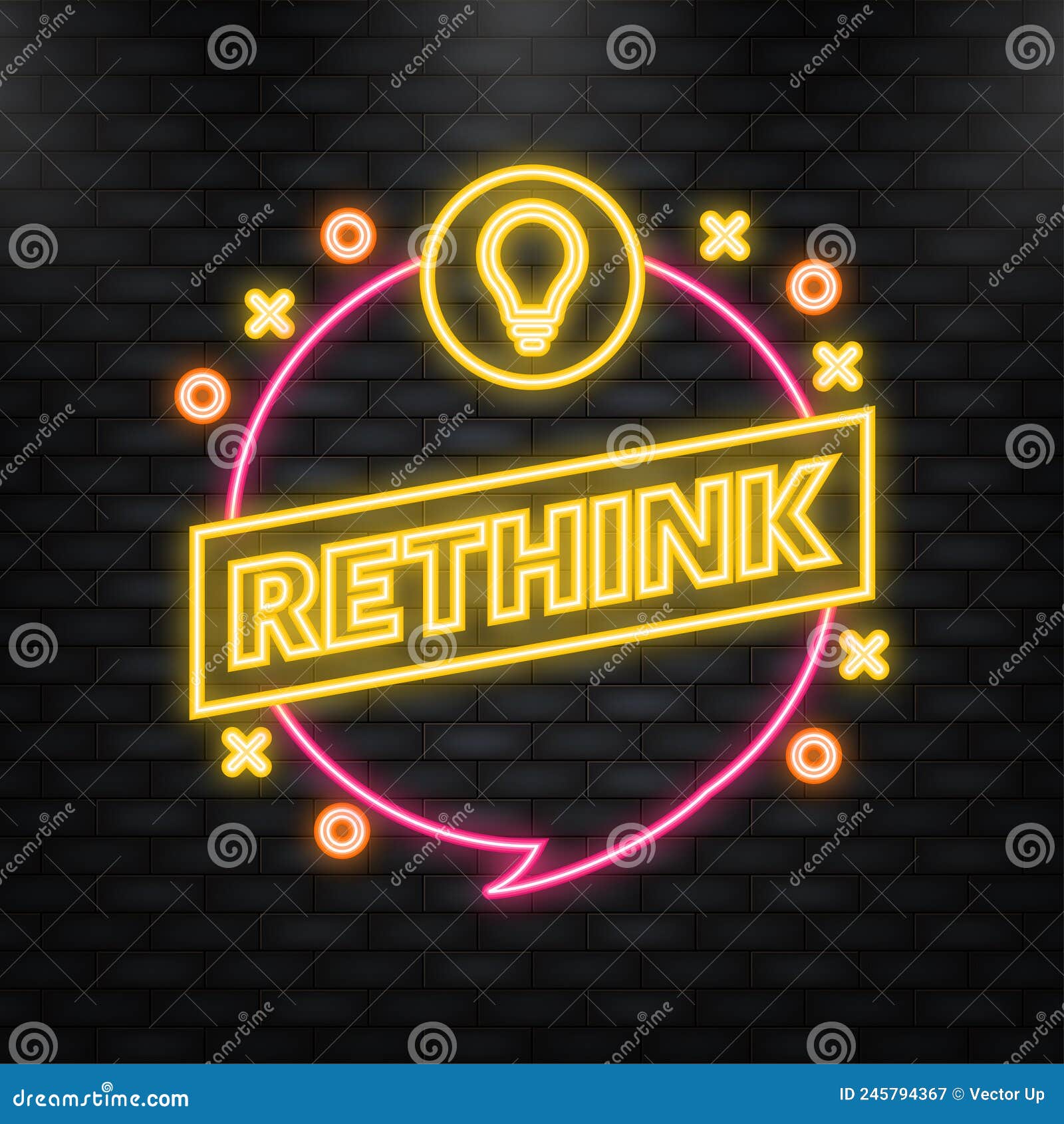 Rethink Icon On White Background. Simple Element Illustration From ...