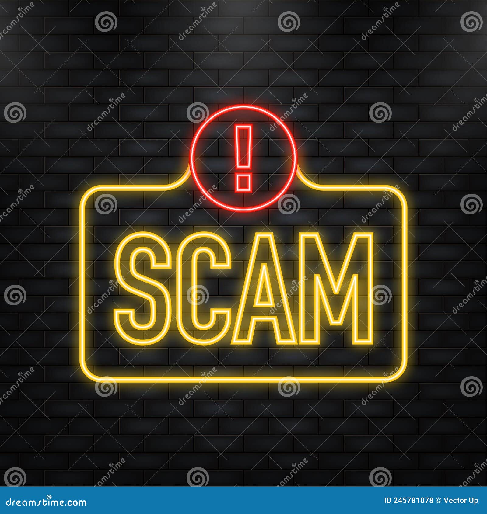 IRS Scam Warning Sign Royalty-Free Stock Photo | CartoonDealer.com ...