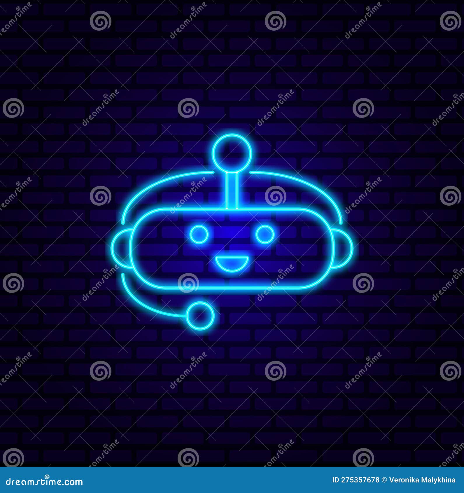Icon for Editorial Content on ChatGPT Ai Chatbot - Neon with Robot ...