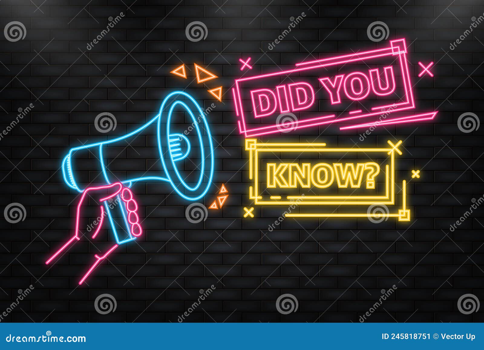 Did You Know Vector Round Label Design. Circle Banner Element. White ...