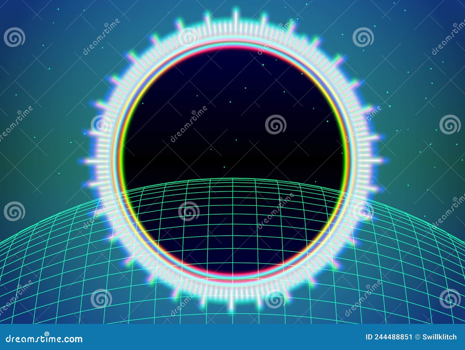 Round Sensor Icon Showing Wifi Signal For People Presence Detection ...
