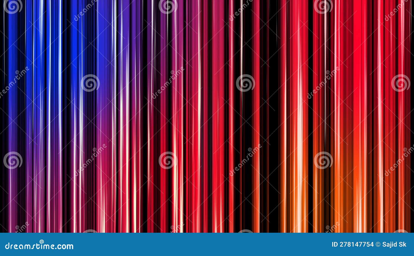 Neon Intro Effect with Multiple Random Color Line, Abstract Motion ...