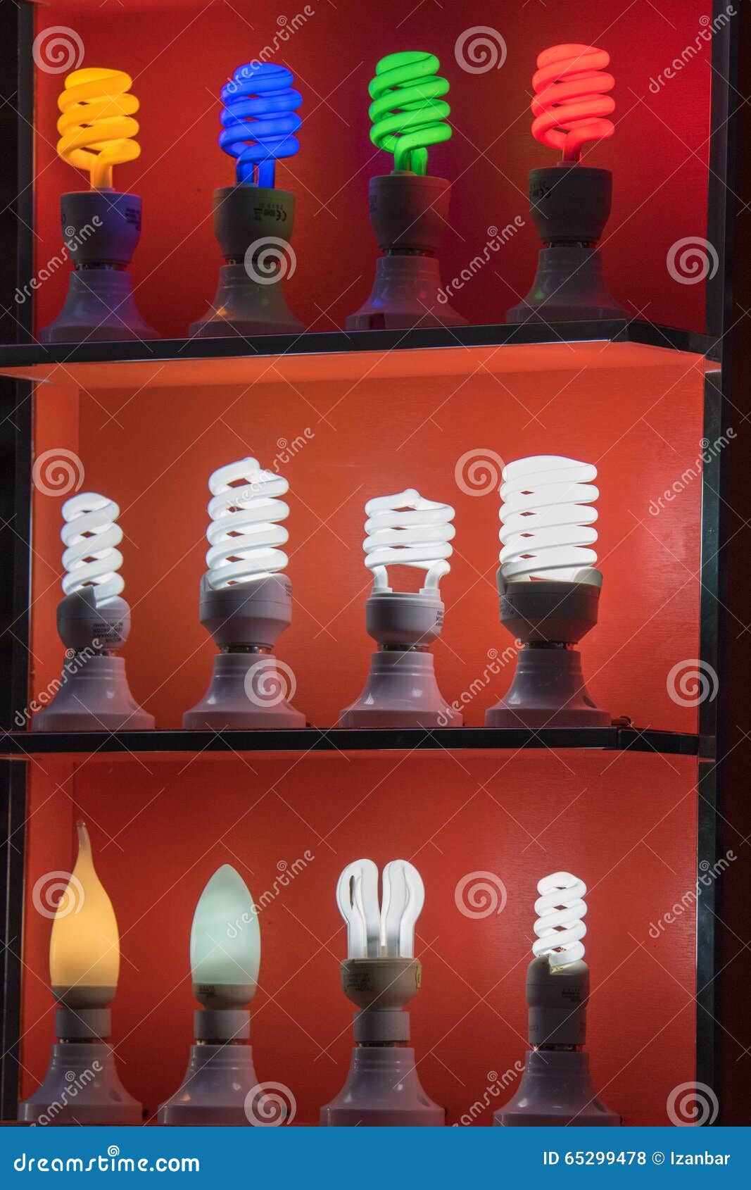 Hypnotic Neon Rings On Black Background. Animation. Looped Animation With Hypnotic Effect Of ...