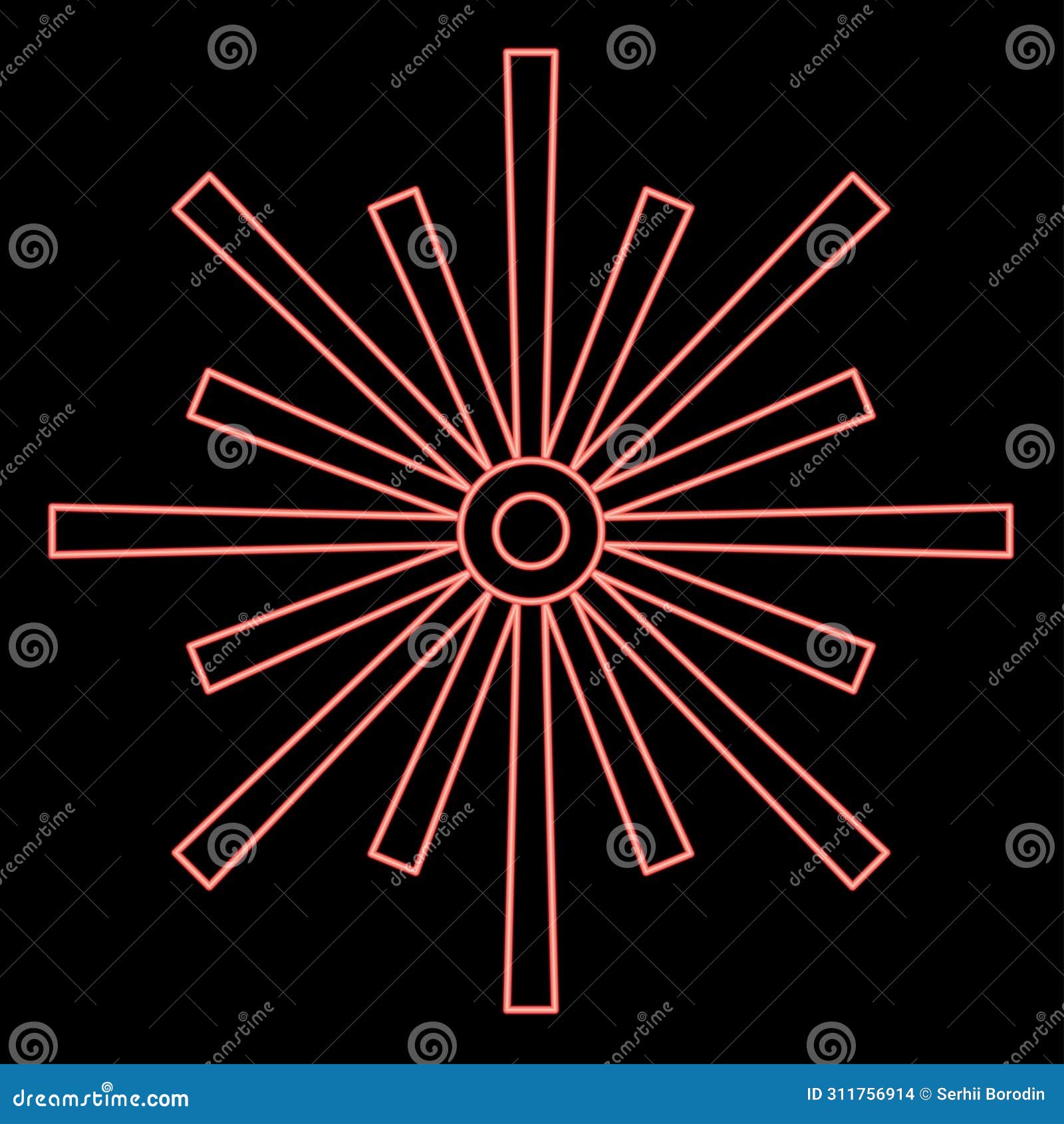 Neon Laser Optic Beam Flash Sparks Linear Ray Lighting Red Color Vector ...