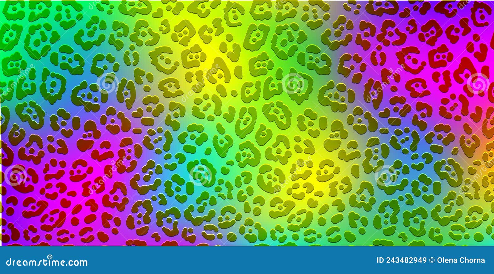 Neon Rainbow Zebra Print Wallpapers