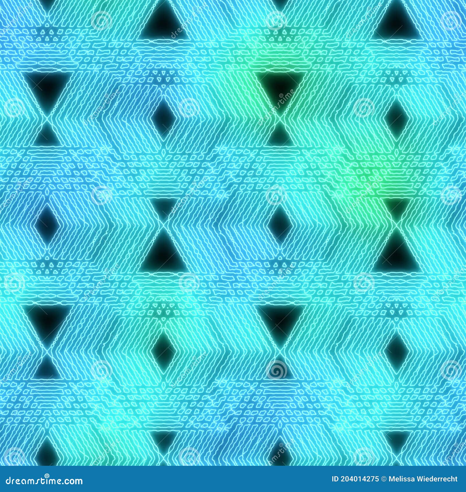 Neon Light on Black Seamless Repeat Pattern Stock Illustration ...