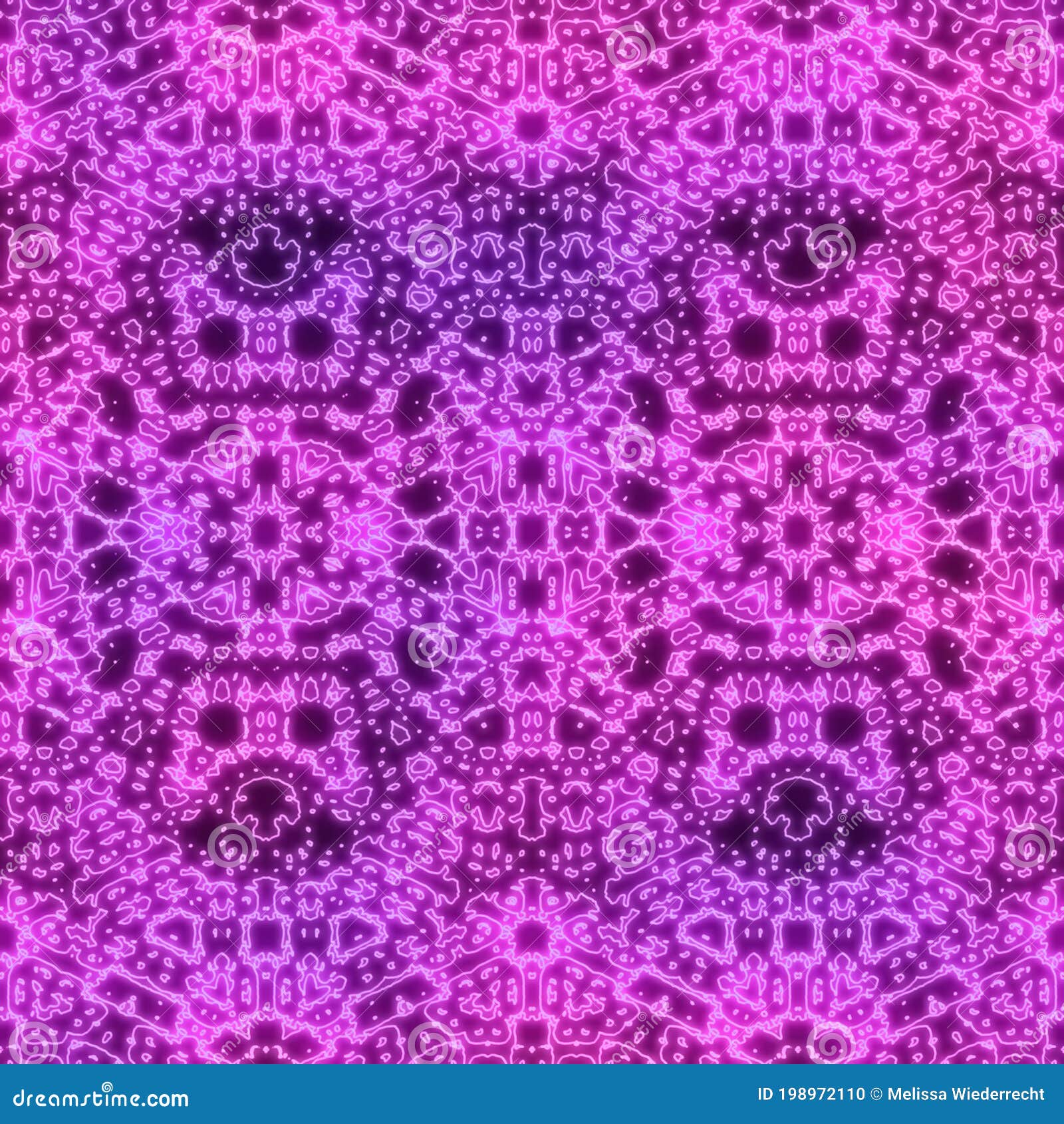 Neon Light on Black Seamless Repeat Pattern Stock Illustration ...