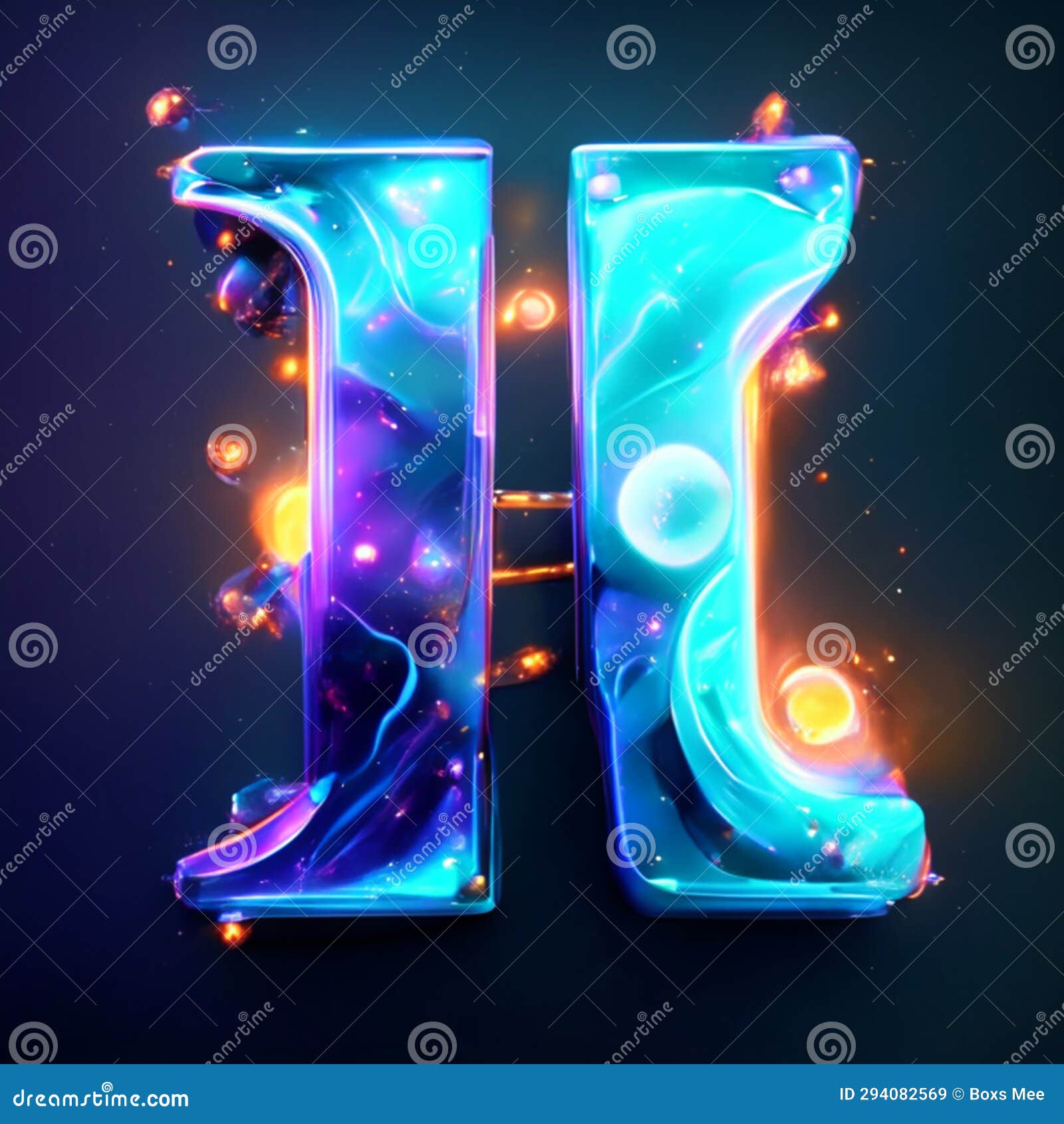 Neon Light Blue Alphabet. Letter J Stock Illustration - Illustration of ...
