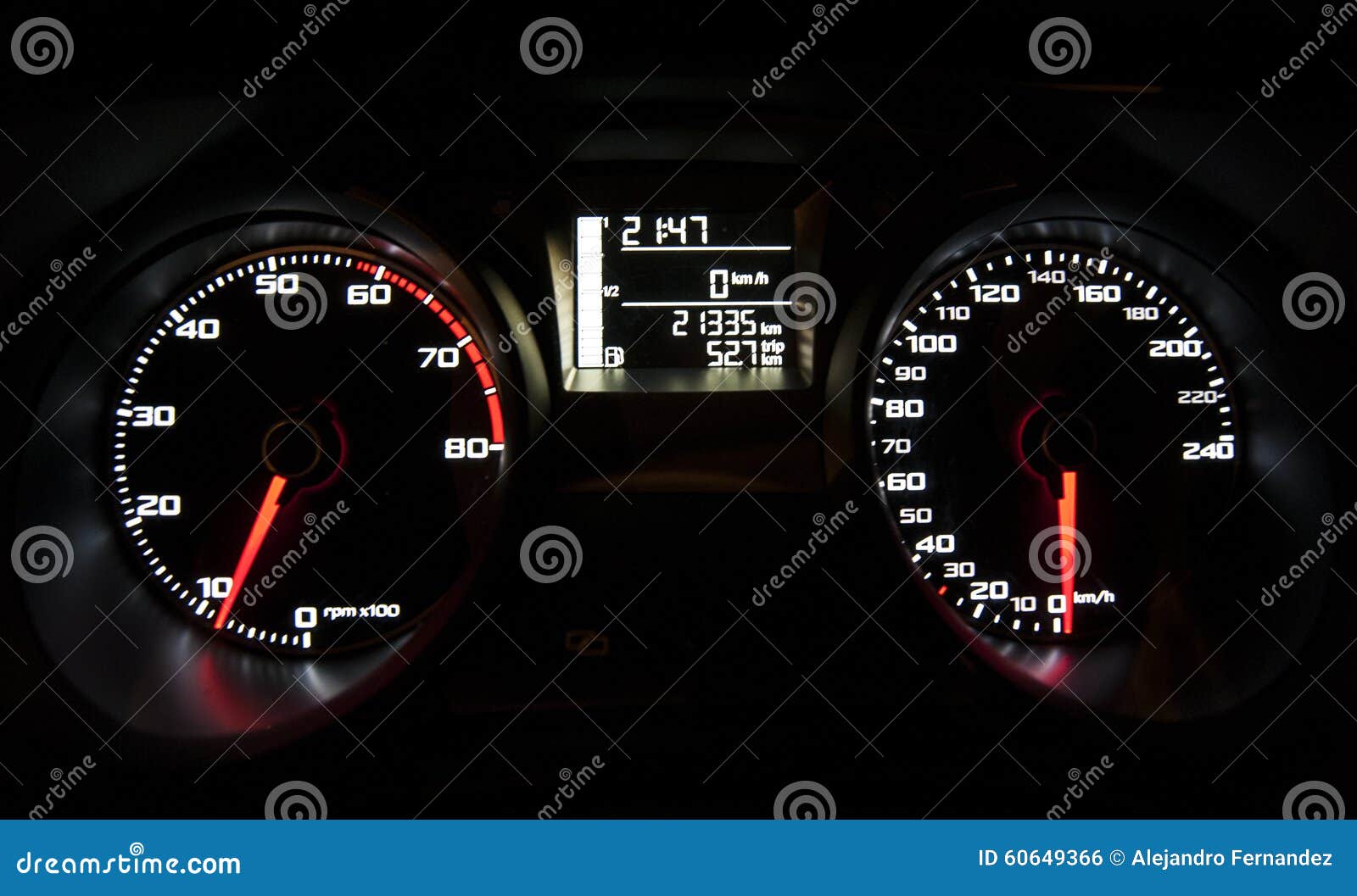 Neon light car tachometer stock photo. Image of white - 60649366