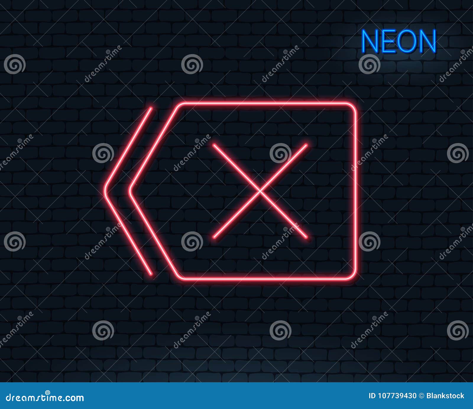 Delete Line Icon. Remove Sign Stock Vector - Illustration of quality ...