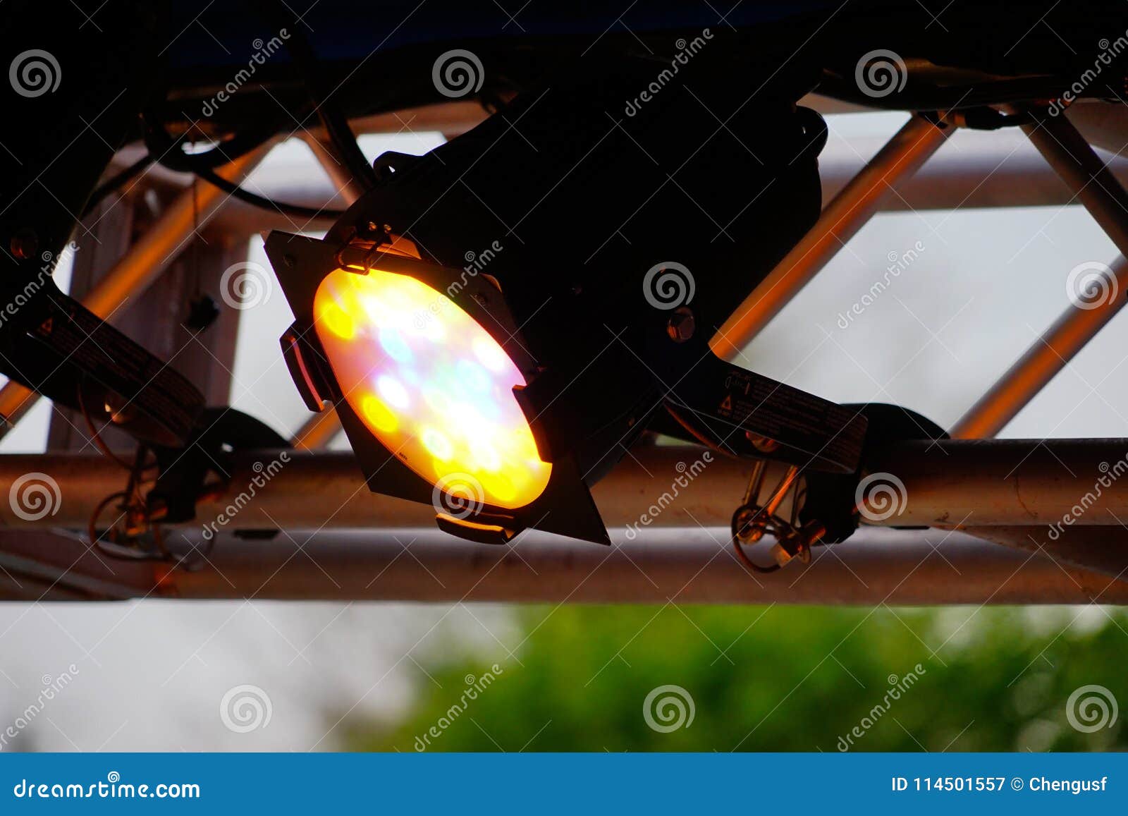 Neon light in disney stock image. Image of golden, bank - 114501557