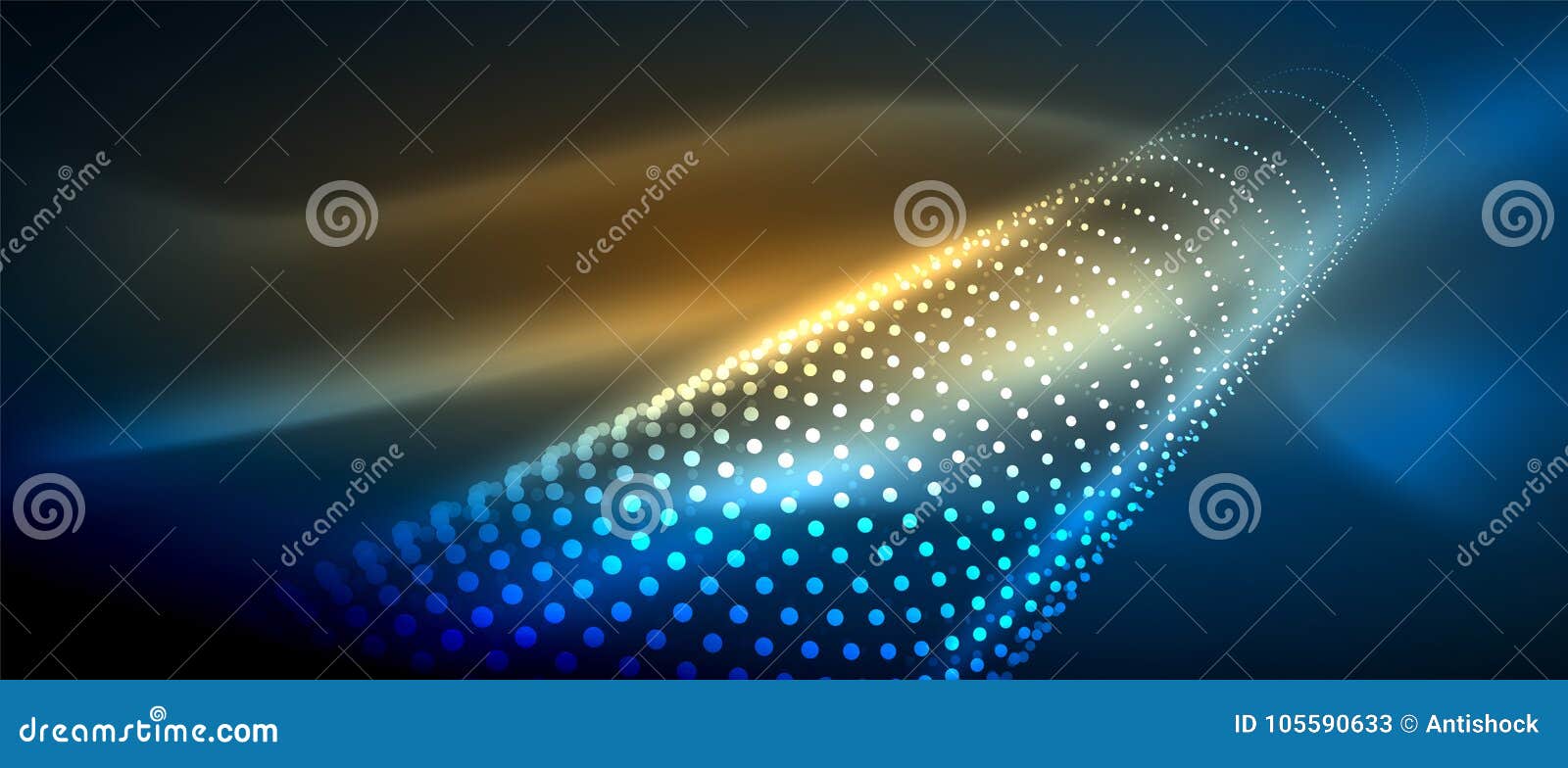 Neon Light Effects, Particles Stock Vector - Illustration of design ...