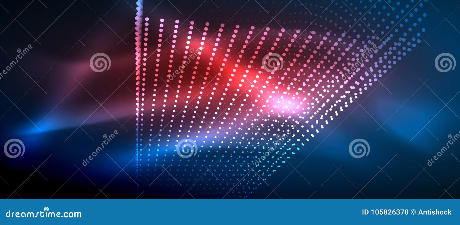 Neon Light Effects, Particles Stock Vector - Illustration of firework ...