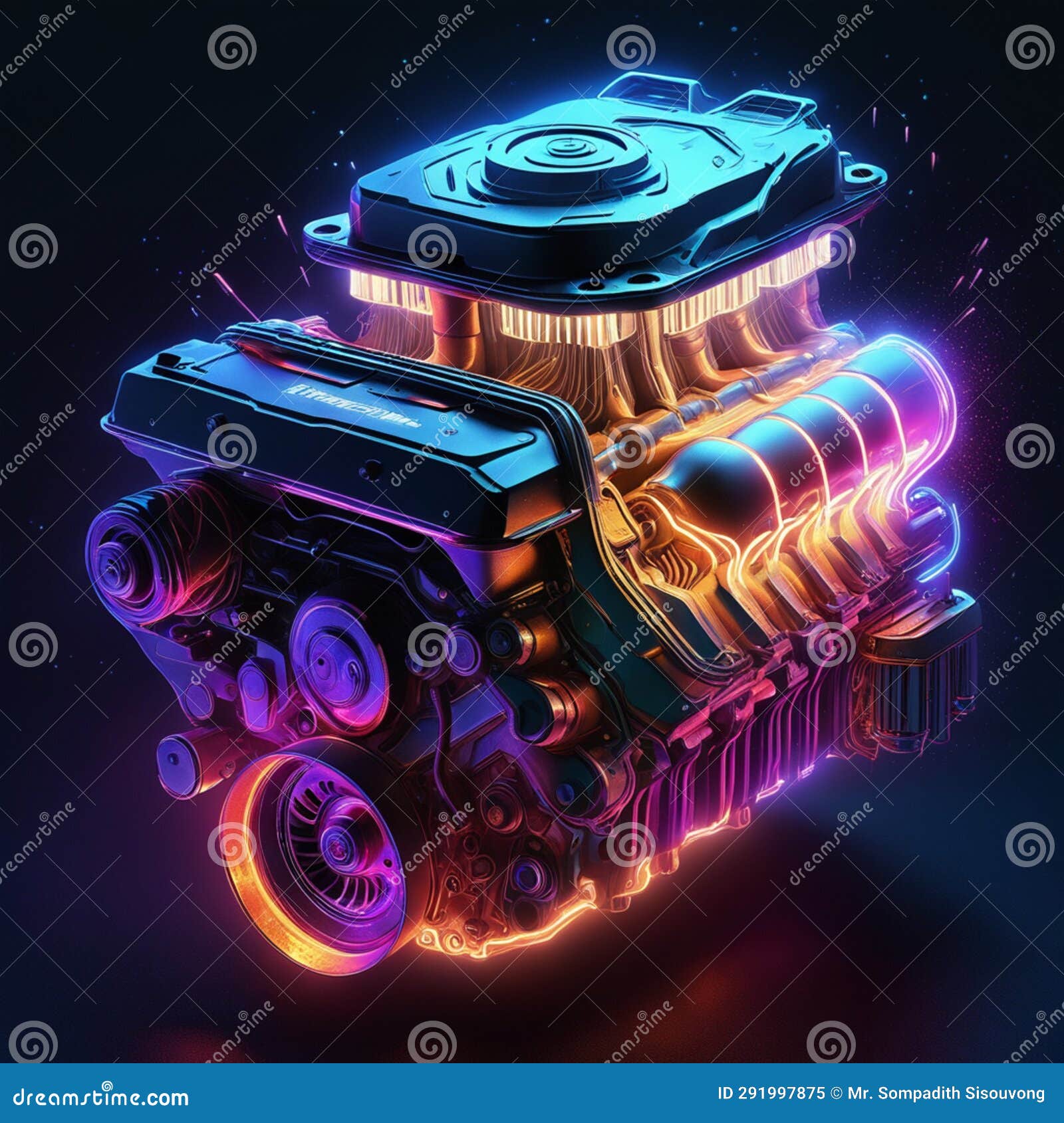 Neon Undercarriage Chassis Carriage For Car Vehicle Frame Red Color ...