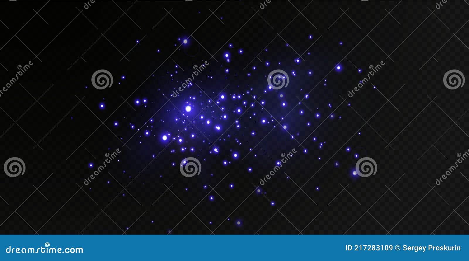Neon Light. Explosion of Sparkling Dust Stock Vector - Illustration of ...