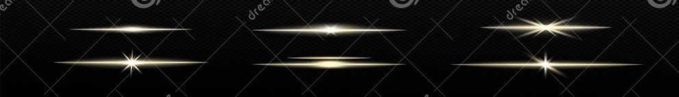 Neon Light Flash Glowing Line. Neon Light Beam Stock Illustration ...