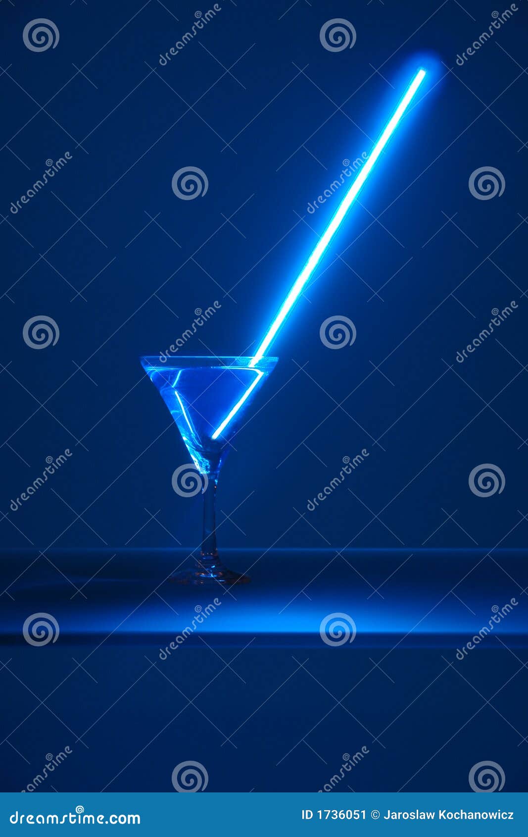 Neon light in the glass stock image. Image of objects - 1736051