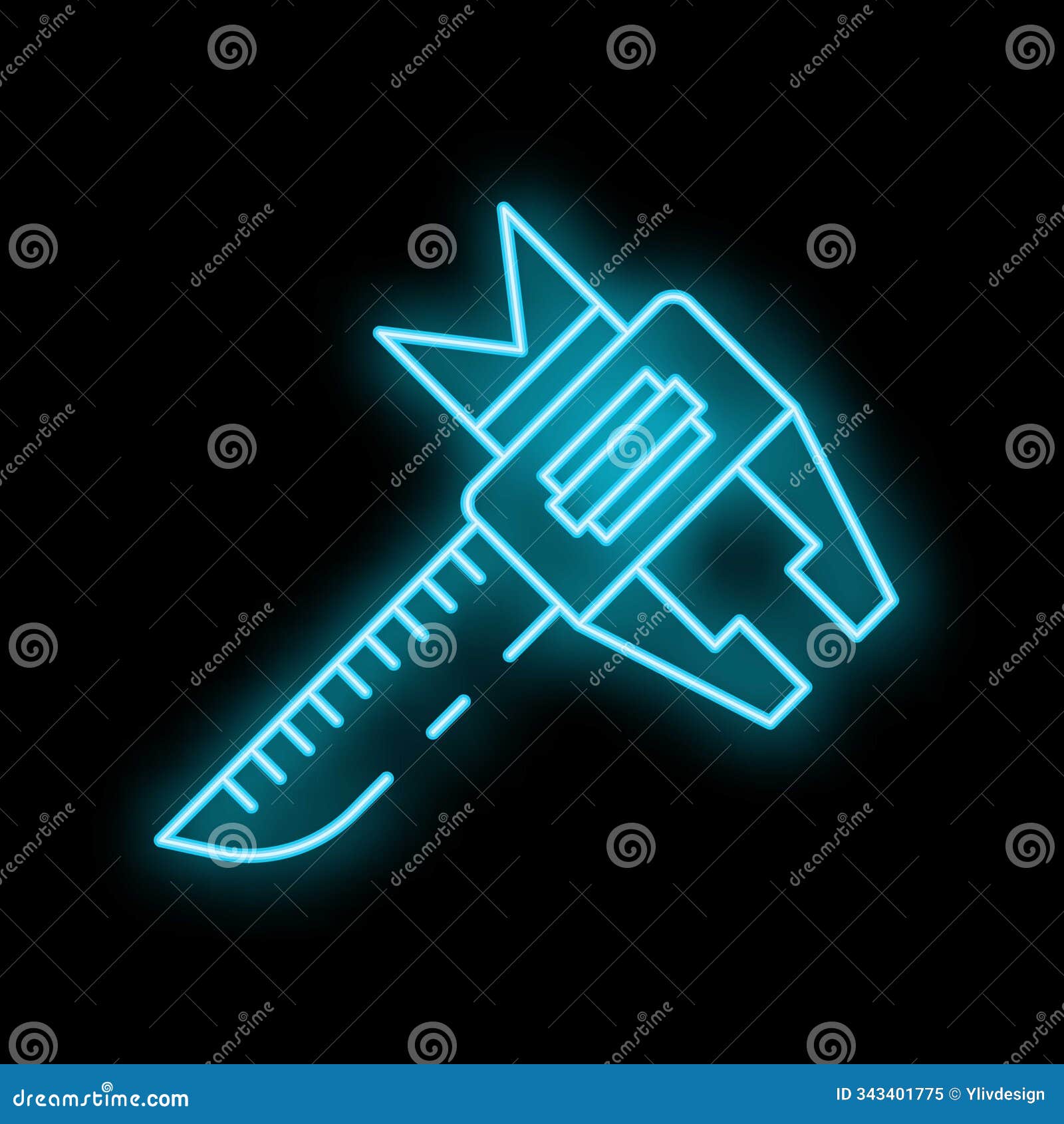 Neon Caliper Hand Caliper Sliding Caliper Vernier Caliper Caliper Gage ...